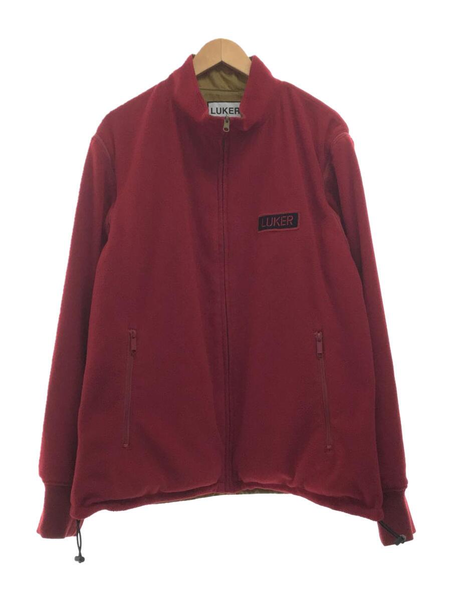 LUKER BY NEIGHBORHOOD(ルーカーバイネイバーフッド) / フリースジャケット/XL/ポリエステル/RED/無地 ...