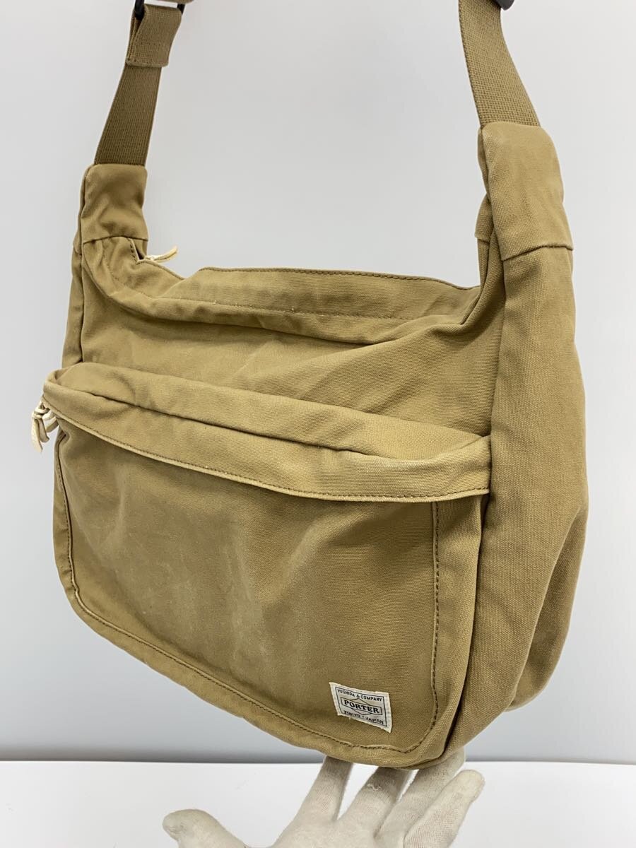 PORTER(ポーター) / BEAT SHOULDER BAG/キャンバス/BEG | 中古品の販売・通販ならセカンドストリート
