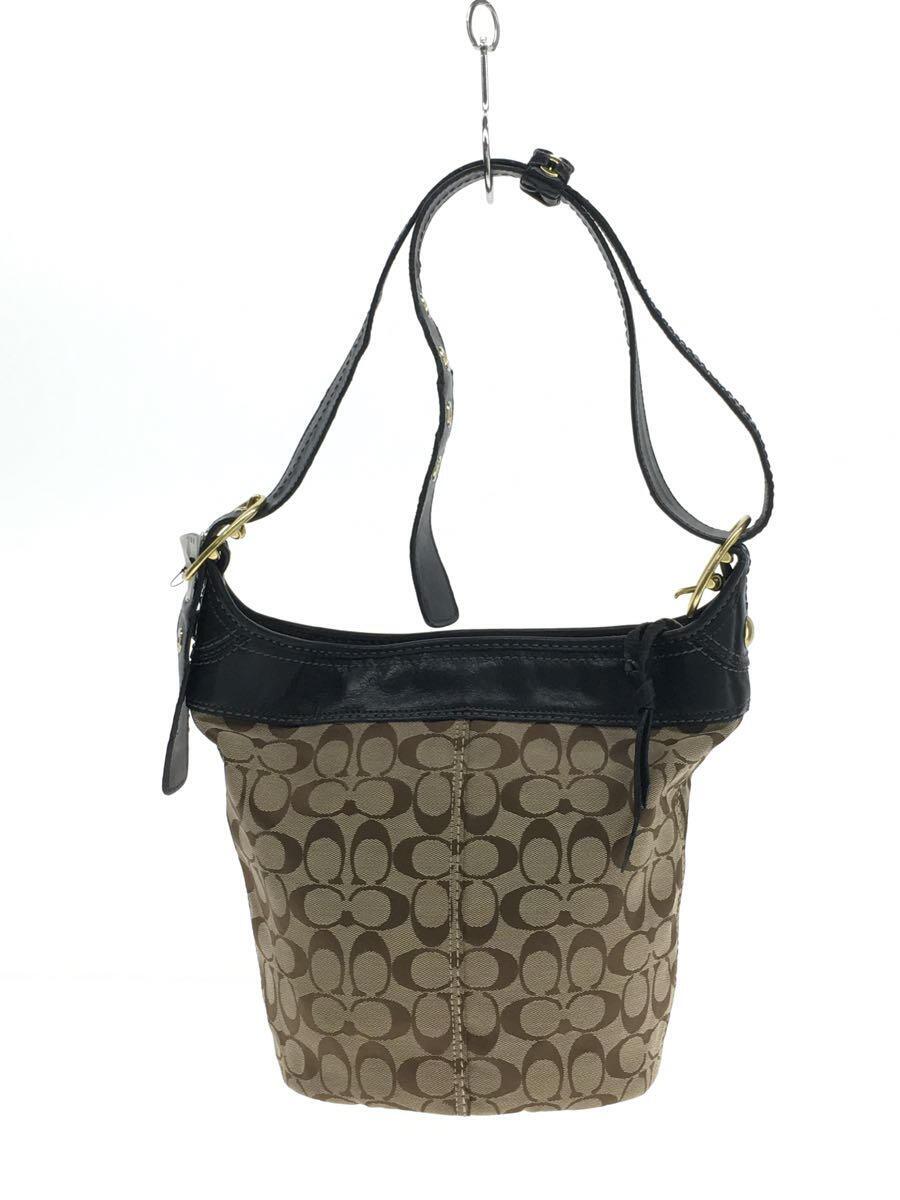 COACH(コーチ) / ハンドバッグ_シグネチャー/キャンバス/ブラック/11437 | 中古品の販売・通販ならセカンドストリート