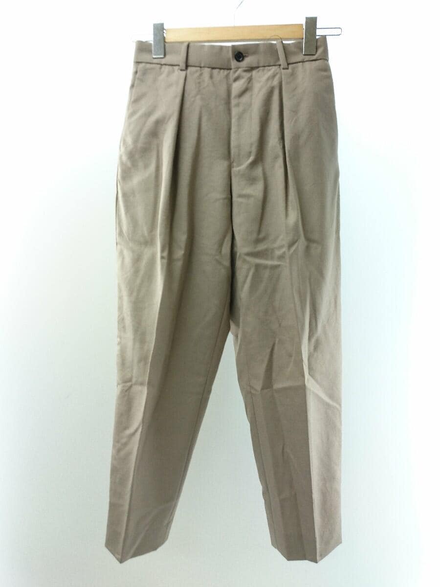 MARKAWARE(マーカウェア) / STUDIOUS別注/20AW PEGTOP Trousers/ペグトップトラウザー/1/ウール/ベージ | 古着の販売・通販ならセカンドストリート