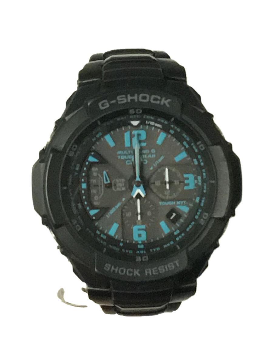 CASIO(カシオ) / ソーラー腕時計・G-SHOCK/GW-3000BD-1AJF/アナログ/ステンレス/ブルー/ブラック | 中古品の ...