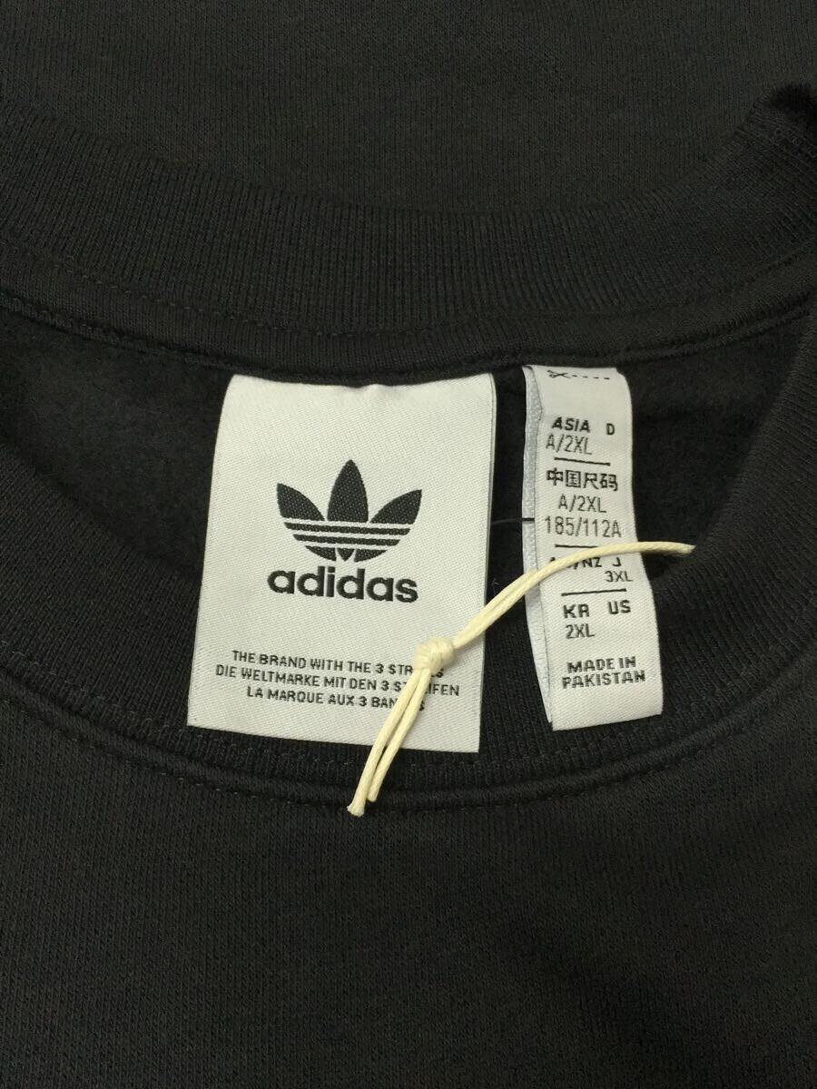 adidas(アディダス) / ストライプクルースウェット/3L/コットン/ブラック/IM2087 | 古着の販売・通販ならセカンドストリート