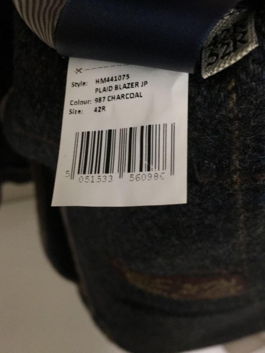 HACKETT(ハケット) / PLAID BLAZER JP テーラードジャケット/42/ウール/GRY/ヘリンボーン HM441075 ...