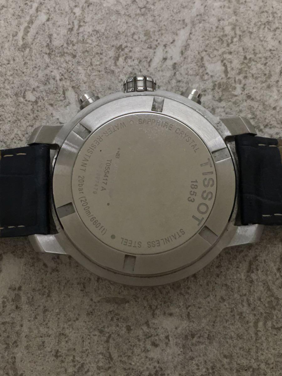 TISSOT(ティソ) / クォーツ腕時計/アナログ/レザー/NVY/T055417/1853/PRC 200 クロノグラフ | 中古品の販売 ...