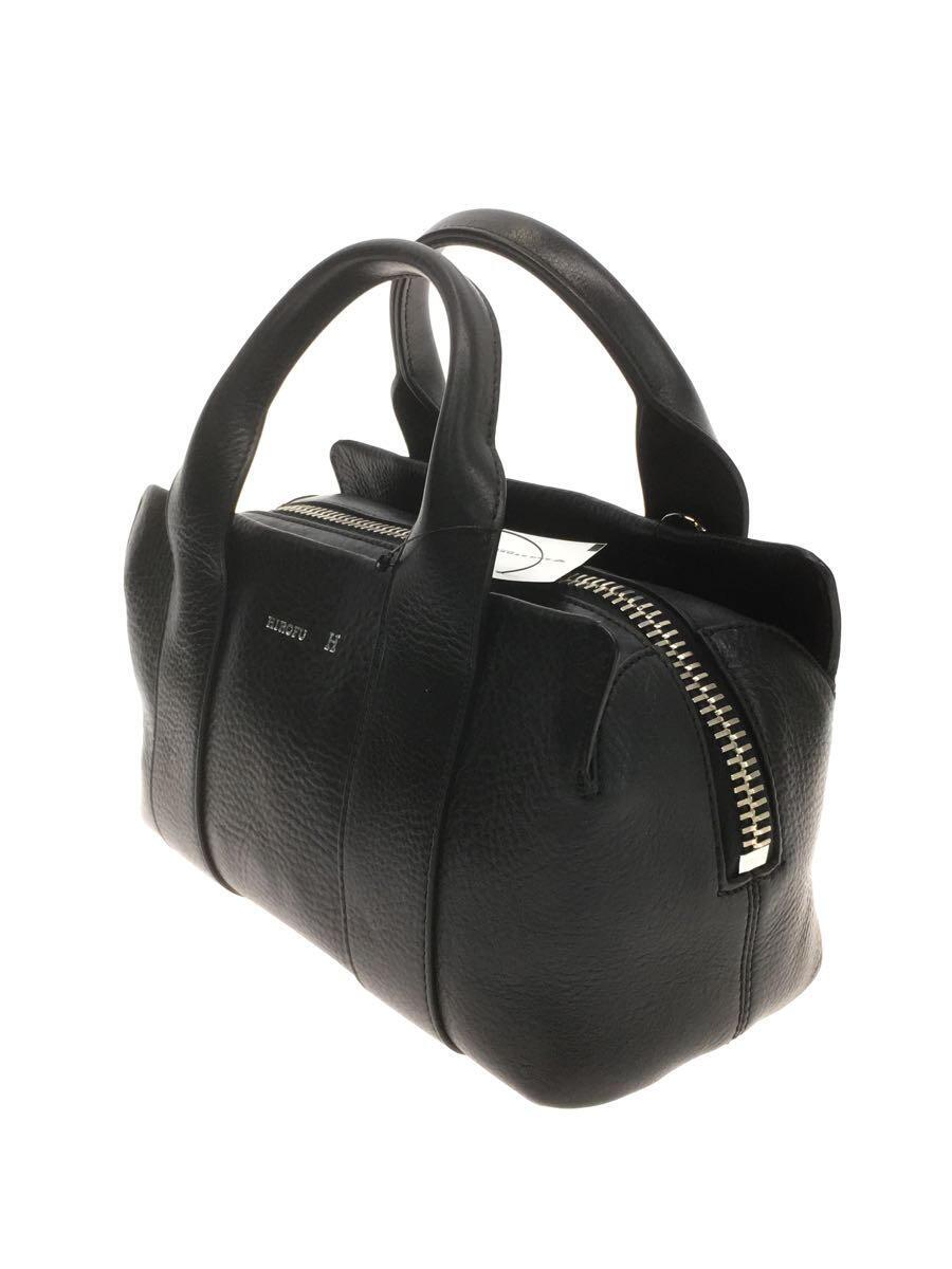 HIROFU(ヒロフ) / ランポS/2way/ハンドバッグ/レザー/BLK/無地 | 中古品の販売・通販ならセカンドストリート