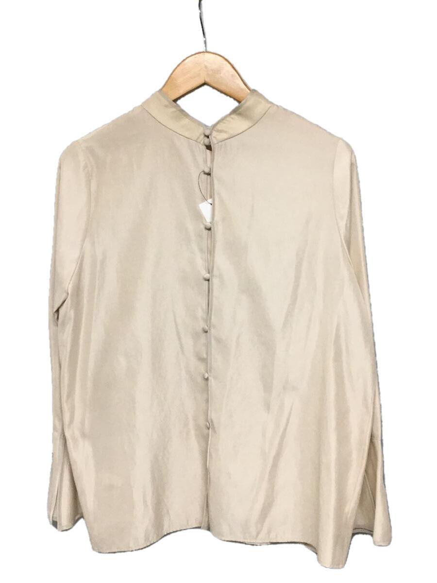 AMERI(アメリヴィンテージ) / 21SS/2way button blouse/ジャガードブラウス/FREE/ポリエステル/BEG/総柄 | 古着の販売・通販ならセカンドストリート
