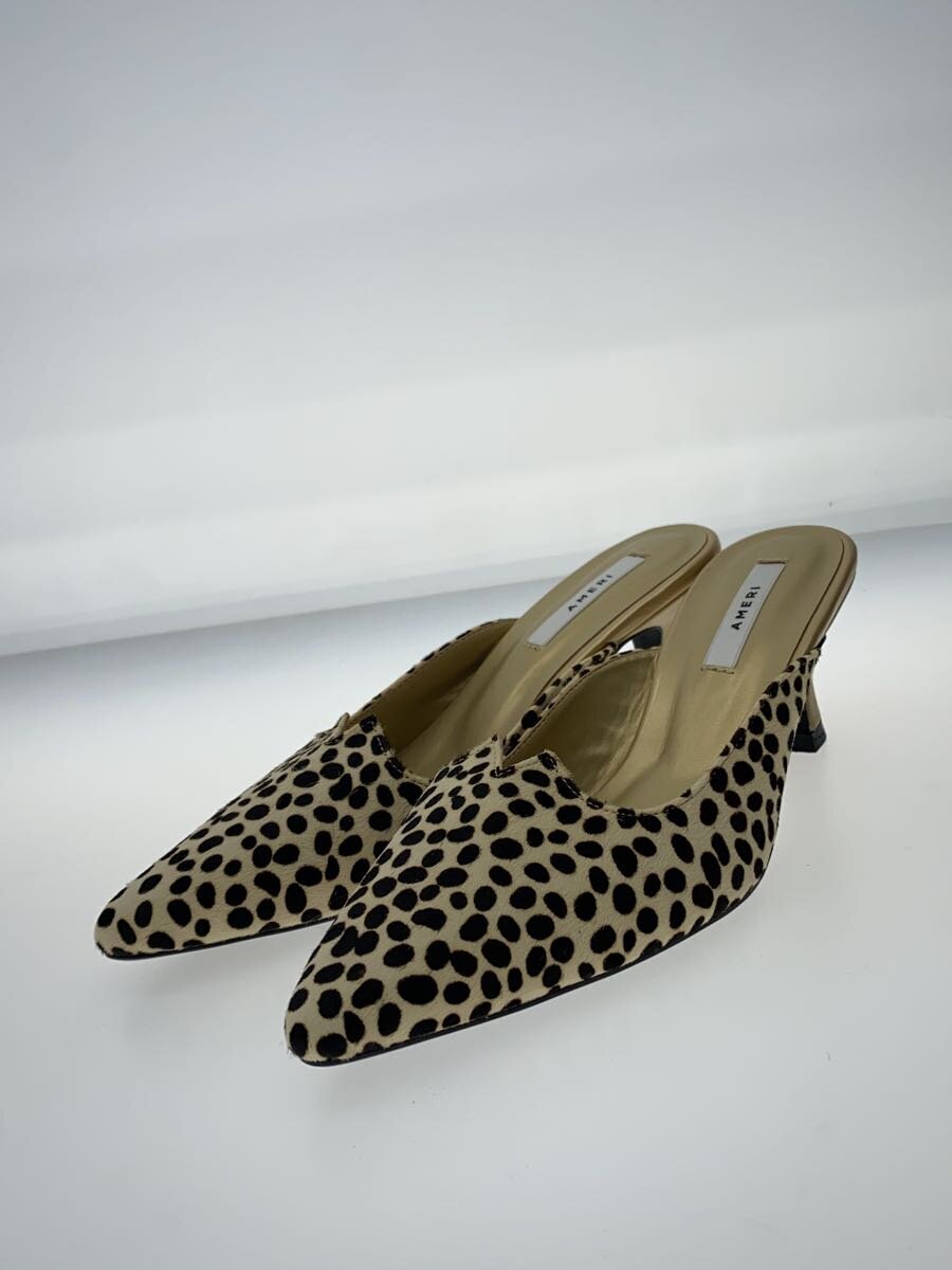 AMERI(アメリヴィンテージ) / Dalmatian mule/ダルメシアン/パンプス/S/BEG | 中古品の販売・通販ならセカンドストリート