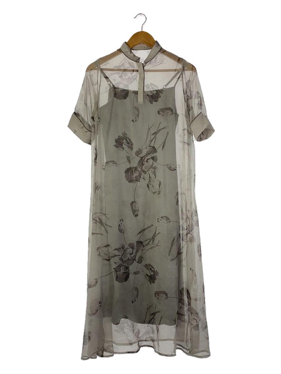 AMERI(アメリヴィンテージ) / 半袖ワンピース/S/ポリエステル/GRY/花柄/02110551121// | 古着の販売・通販ならセカンドストリート
