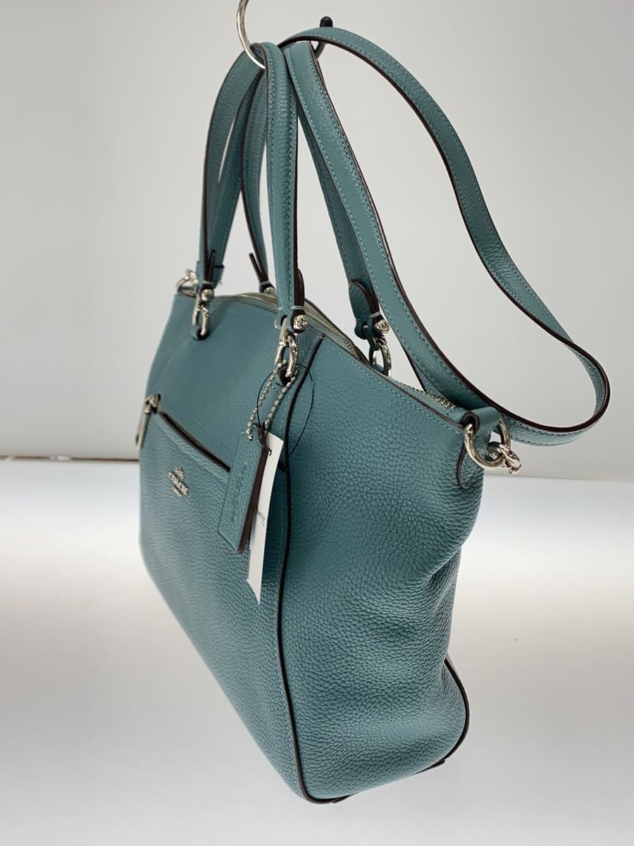 COACH(コーチ) / ハンドバッグ/レザー/BLU/無地/M1757-58874// | 中古品の販売・通販ならセカンドストリート