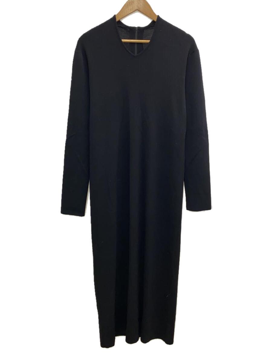 AMERI(アメリヴィンテージ) / 2WAY KEY NECK KNIT DRESS/長袖ワンピース/M/レーヨン/BLK/01320560600 | 古着の販売・通販ならセカンドストリート