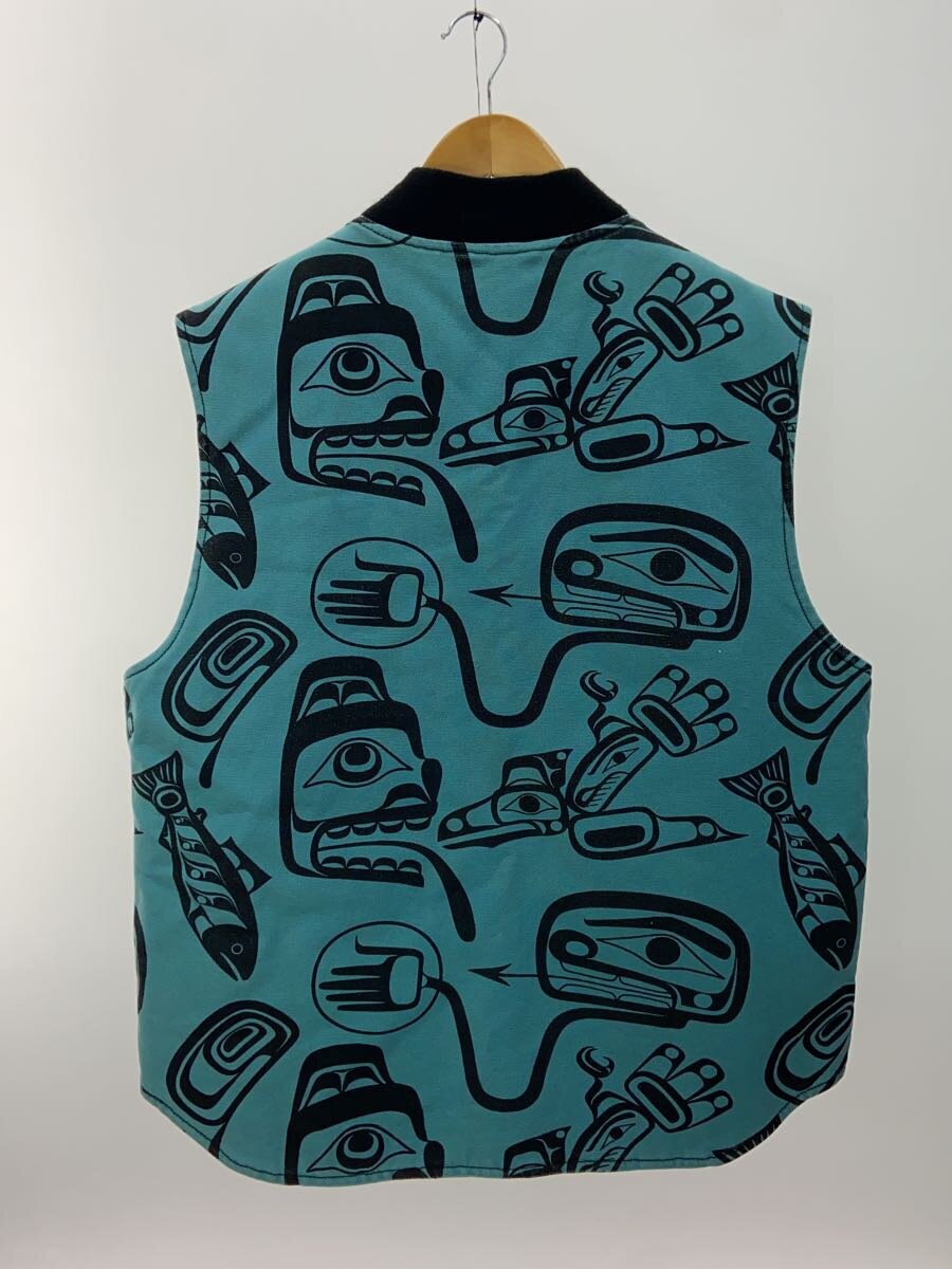 Supreme(シュプリーム) / 19AW/Haida Work Vest/民族柄/ベスト/M/コットン/BLU | 古着の販売・通販なら ...