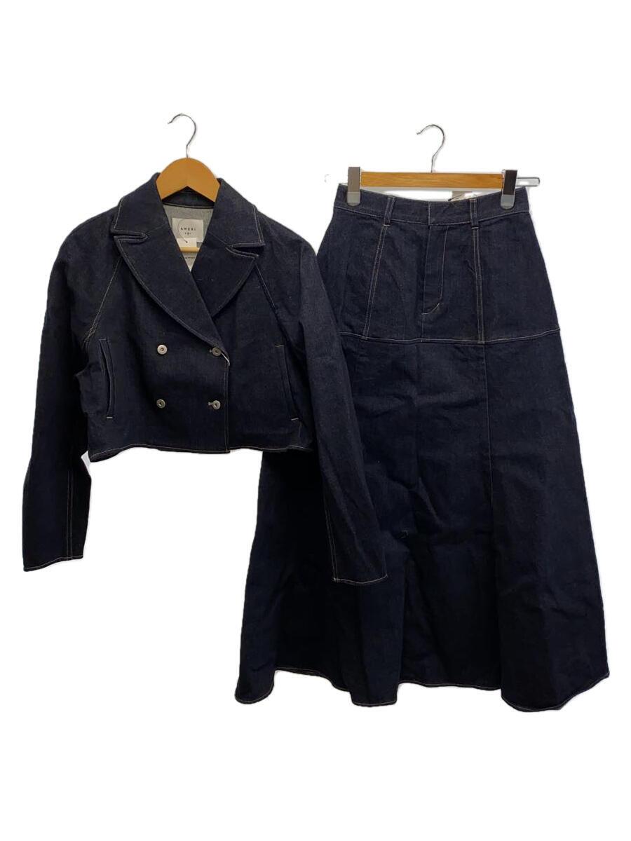 AMERI(アメリヴィンテージ) / DENIM SETUP CURVE DRESS/セットアップ/M/デニム/IDG | 古着の販売・通販ならセカンドストリート