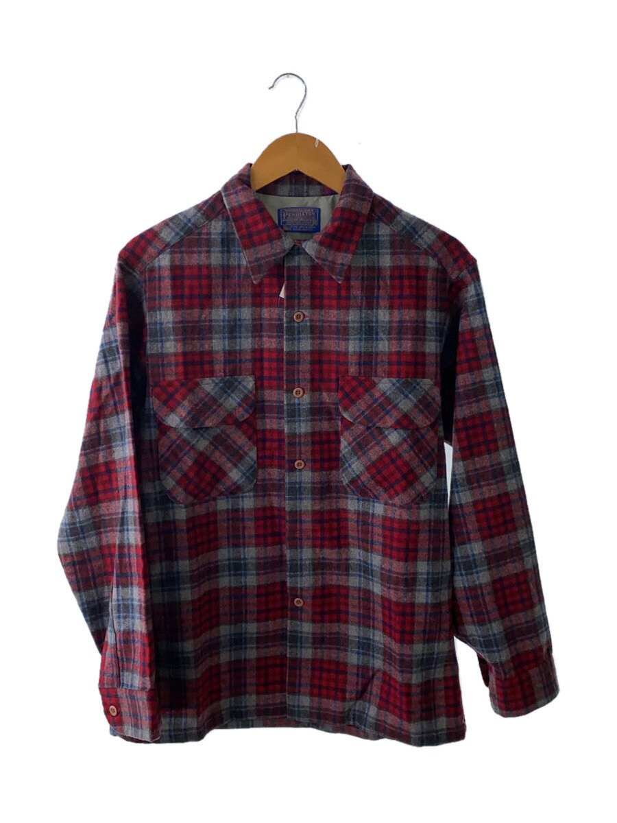 PENDLETON(ペンドルトン) / 70-80s/オープンカラーシャツ/M/コットン/GRY/チェック// | 古着の販売・通販ならセカンドストリート