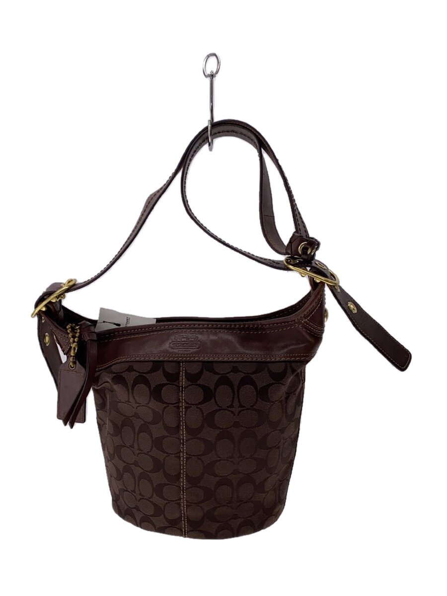 COACH(コーチ) / ショルダーバッグ/キャンバス/BRW/総柄/11437/シグネチャ | 中古品の販売・通販ならセカンドストリート