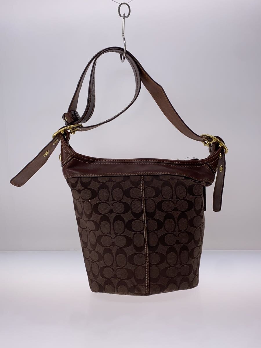 COACH(コーチ) / ショルダーバッグ/キャンバス/BRW/総柄/11437/シグネチャ | 中古品の販売・通販ならセカンドストリート