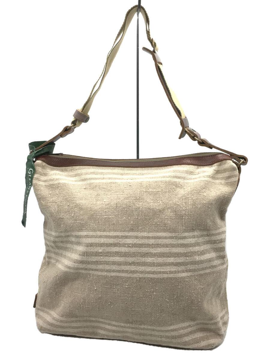その他ブランド(ソノタブランド) / GLEAN&Co.Ltd./ショルダーバッグ/リネン/BEG/ボーダー/ | 中古品の販売・通販なら ...