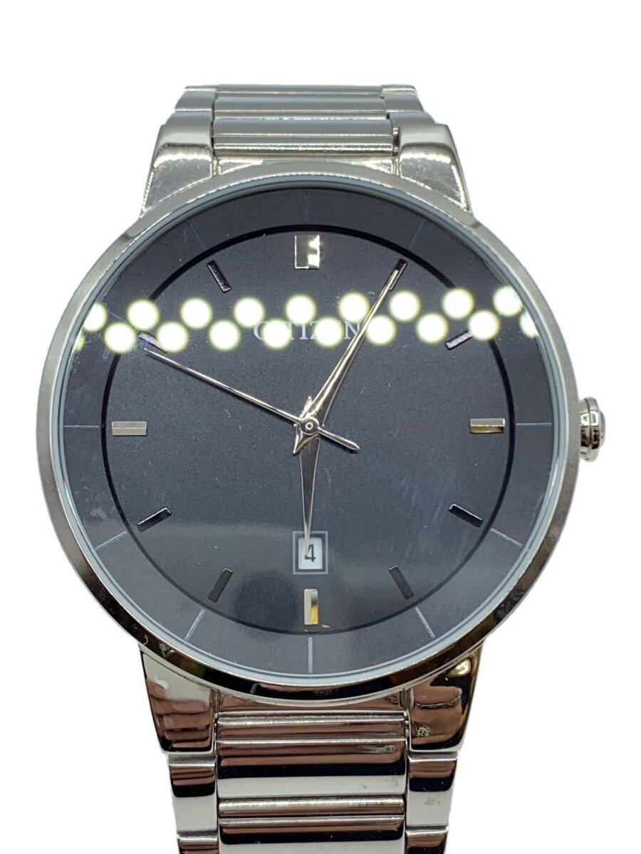 CITIZEN(シチズン) / クォーツ腕時計/アナログ/ステンレス/BLK/SLV/SS/G111-S101760/コマ有 | 中古品の販売・通販ならセカンドストリート