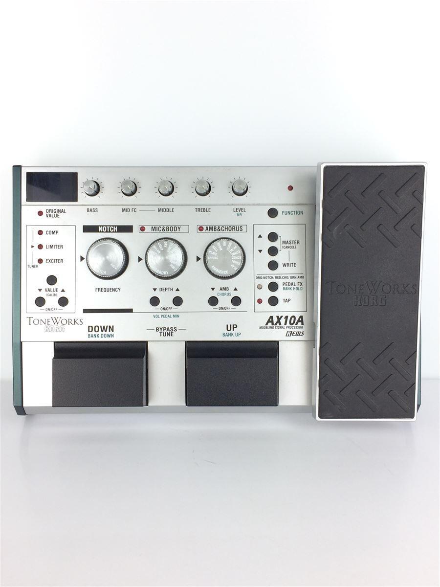 KORG(コルグ) / AX10A モデリングシグナルプロセッサーエフェクター/AX10A/SLV/AC/エレアコ専用/チューナー内蔵 ...