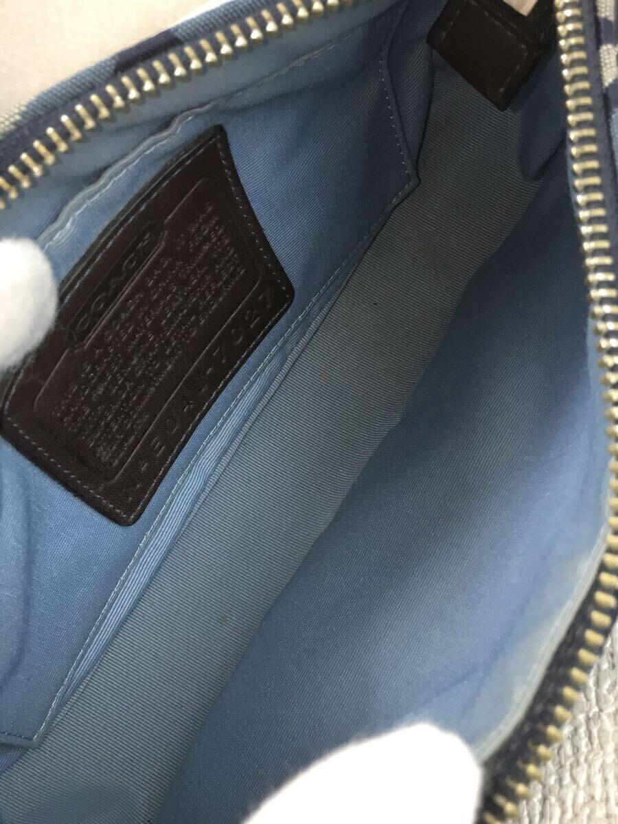 COACH(コーチ) / ハンドバッグ/--/NVY/総柄/7027 | 中古品の販売・通販ならセカンドストリート