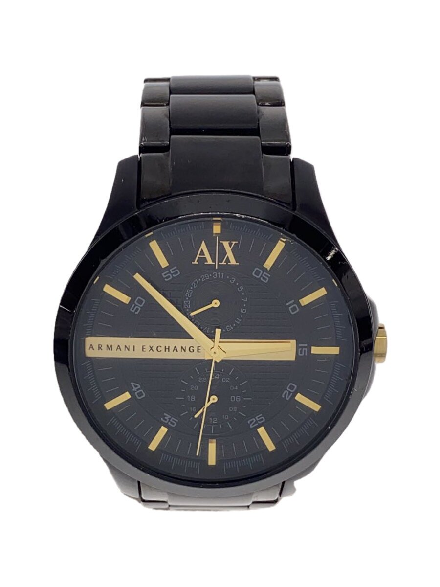 ARMANI EXCHANGE(アルマーニエクスチェンジ) / クォーツ腕時計/アナログ/BLK/AX2121 | 中古品の販売・通販なら ...