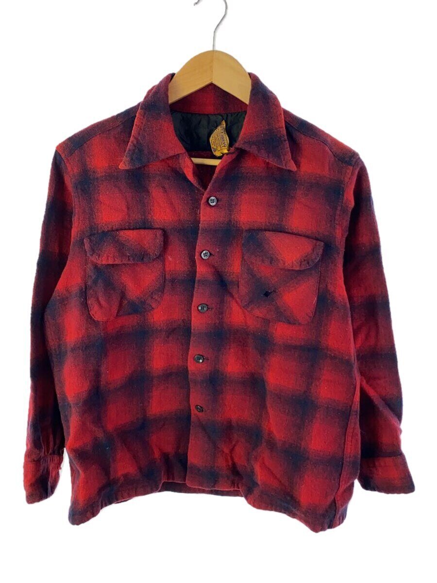 PENDLETON(ペンドルトン) / ネルシャツ/L/ウール/RED/オンブレCK | 古着の販売・通販ならセカンドストリート