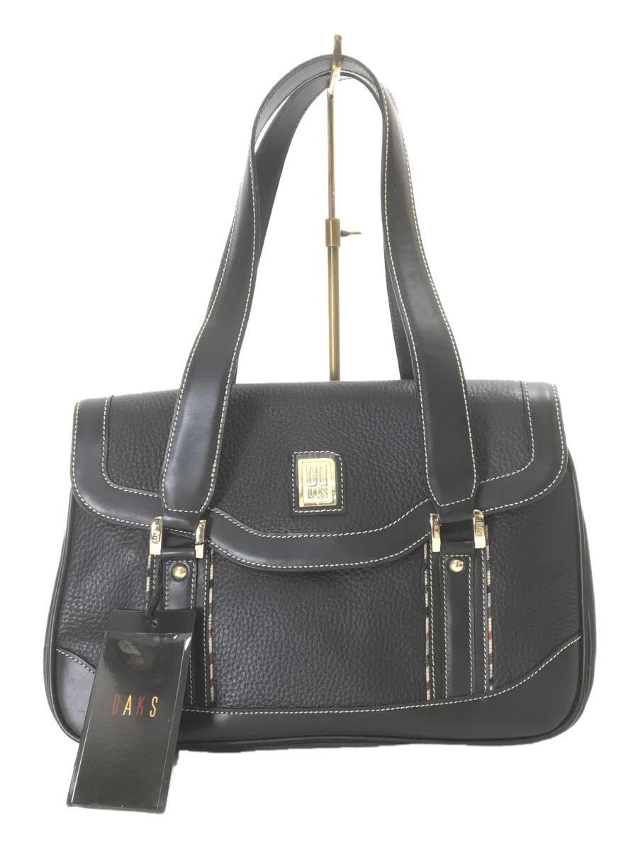 Daks(ダックス) / Daks ダックス/ハンドバッグ/レザー/BLK | 中古品の販売・通販ならセカンドストリート