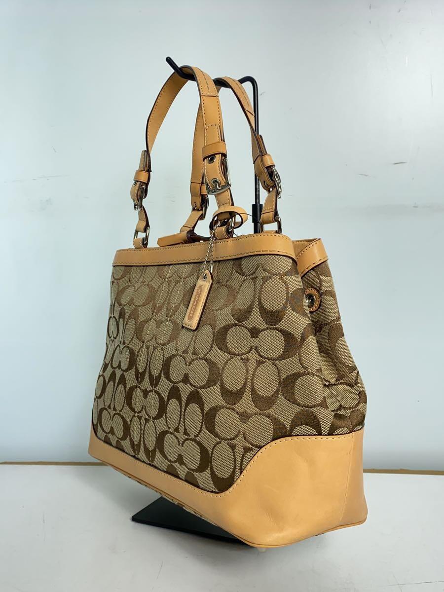 COACH(コーチ) / シグネチャー/ハンドバッグ/キャンバス/BEG/総柄/6830 | 中古品の販売・通販ならセカンドストリート