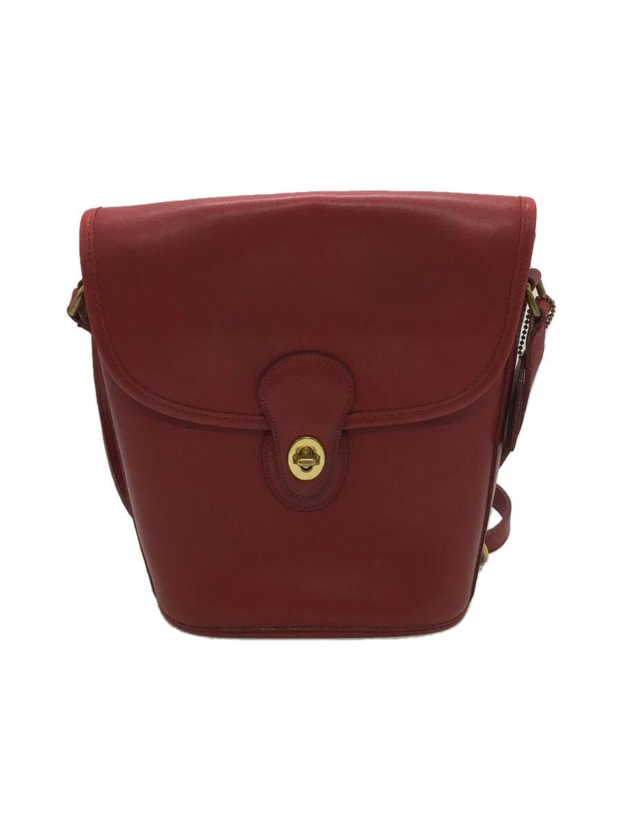 COACH(コーチ) / OLD COACH/オールド/ショルダーバッグ/レザー/レッド/9936/傷有 | 中古品の販売・通販ならセカンドストリート
