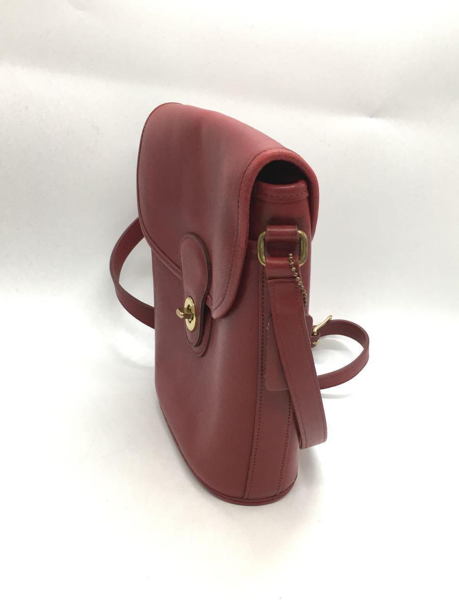 COACH(コーチ) / OLD COACH/オールド/ショルダーバッグ/レザー/レッド/9936/傷有 | 中古品の販売・通販ならセカンドストリート