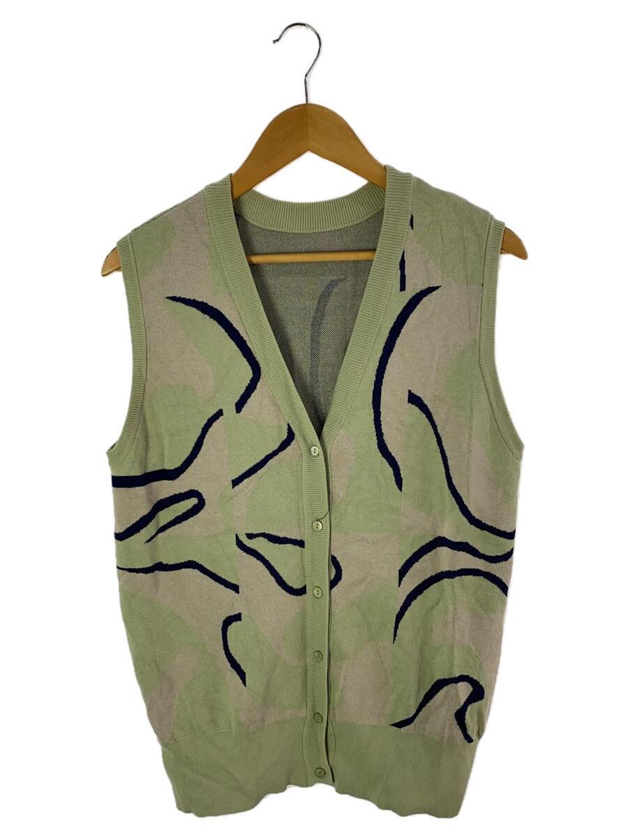 AMERI(アメリヴィンテージ) / ニットベスト(薄手)/FREE/レーヨン/GRN/総柄/02210130350 | 古着の販売・通販ならセカンドストリート