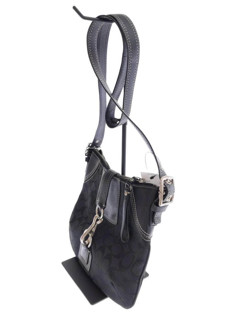 COACH(コーチ) / E06K-10249/ショルダーバッグ/シグネチャー/キャンバス/ブラック/総柄 | 中古品の販売・通販ならセカンド ...