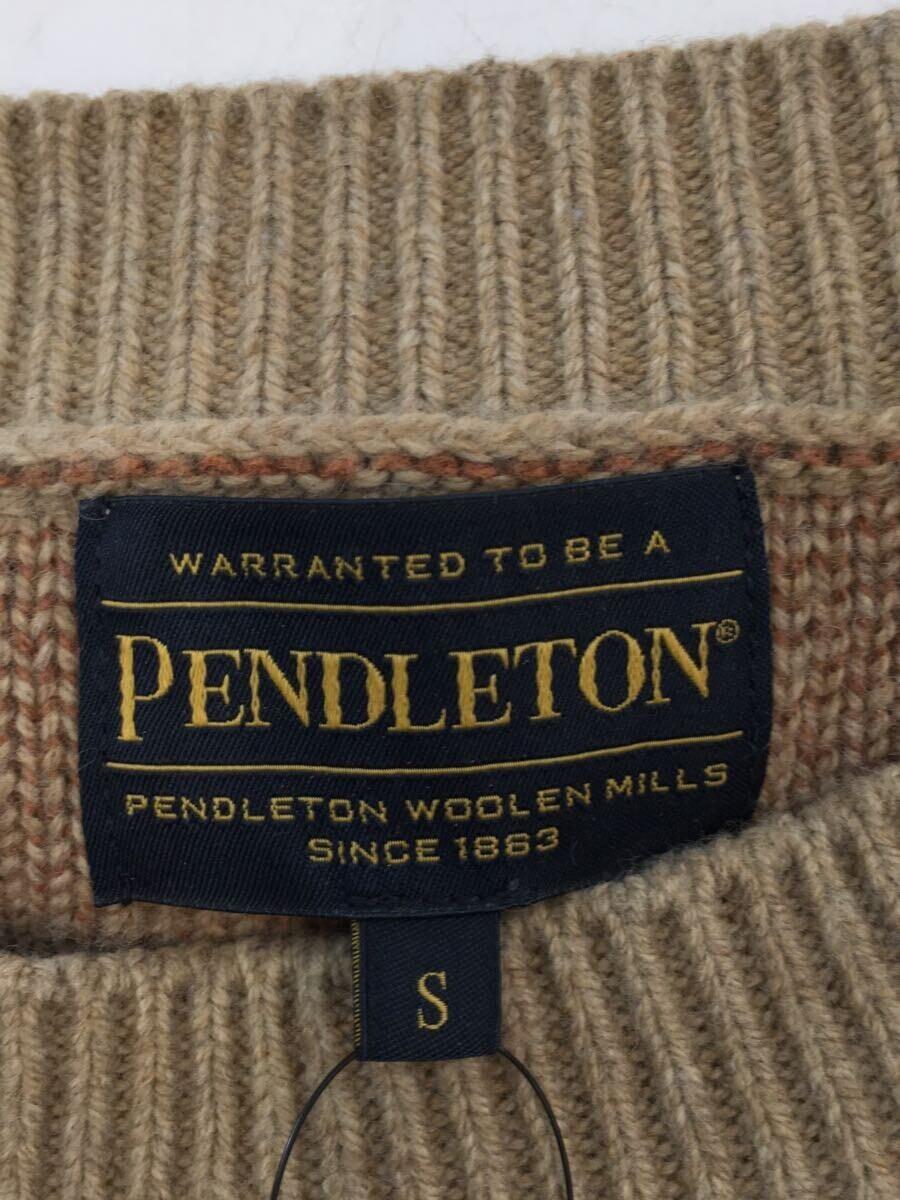 PENDLETON(ペンドルトン) / SHIPS別注/ネイティブ柄/セーター(厚手)/S/ウール/ベージュ | 古着の販売・通販ならセカンドストリート