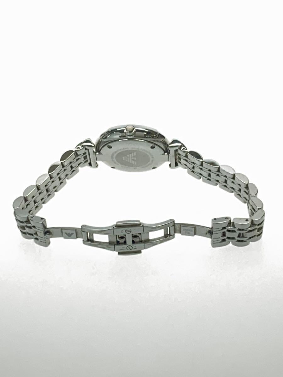 EMPORIO ARMANI(エンポリオアルマーニ) / クォーツ腕時計/アナログ/ステンレス/WHT/SLV/SS/AR-1925 | 中古 ...