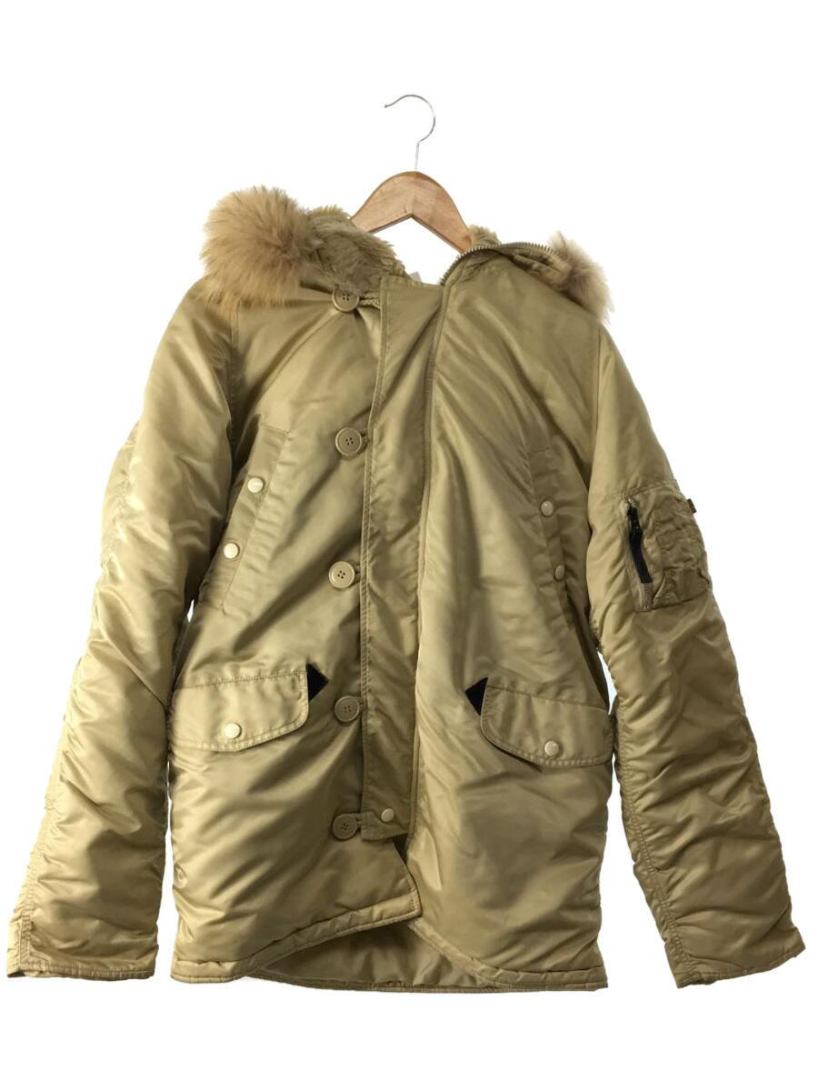 ALPHA INDUSTRIES(アルファインダストリーズ) / フライトジャケット/L/ナイロン/BEG/20094-0816/N-3B ...