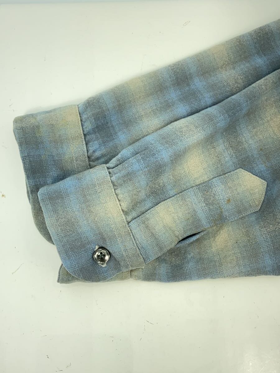 PENDLETON(ペンドルトン) / 長袖シャツ/L/ウール/BLU/オンブレCK | 古着の販売・通販ならセカンドストリート