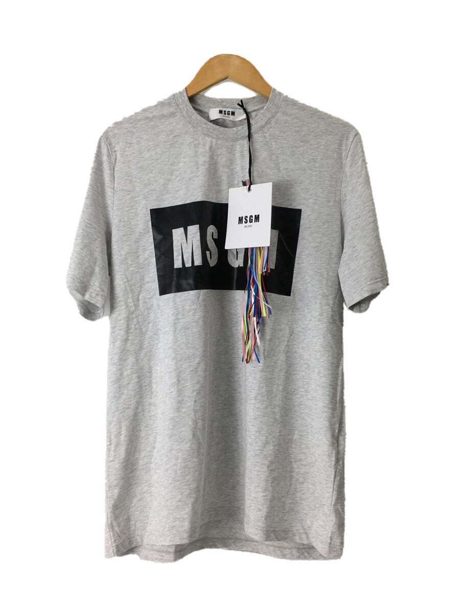MSGM(エムエスジーエム) / Tシャツ/L/コットン/GRY | 古着の販売・通販ならセカンドストリート