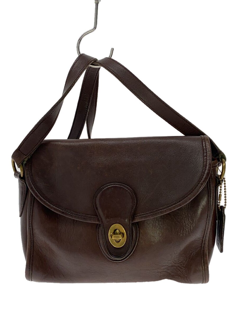 COACH(コーチ) / ショルダーバッグ/レザー/BRW/無地/9908 | 中古品の販売・通販ならセカンドストリート