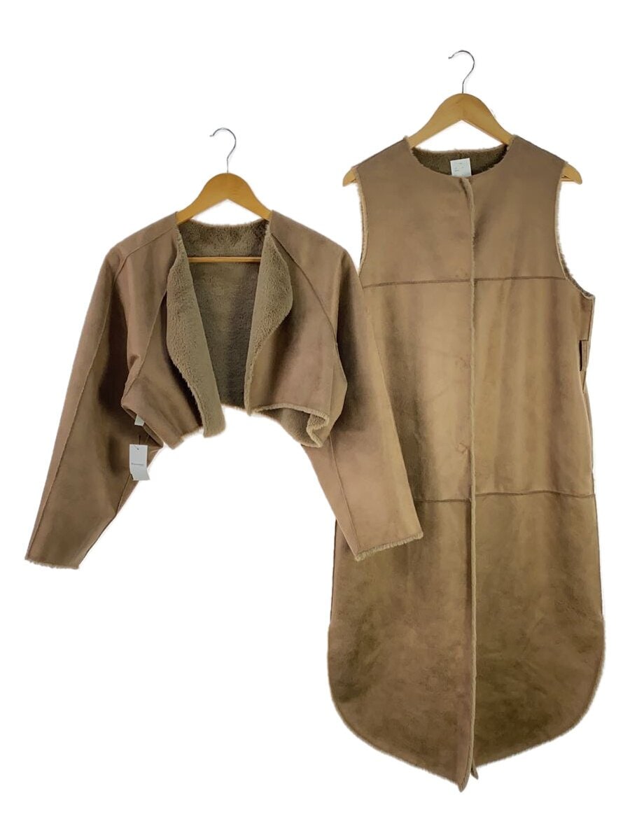 AMERI(アメリヴィンテージ) / MANY WAY USEFUL BOA COAT/コート/S/ポリエステル/ブラウン/01220730970 | 古着の販売・通販ならセカンドストリート