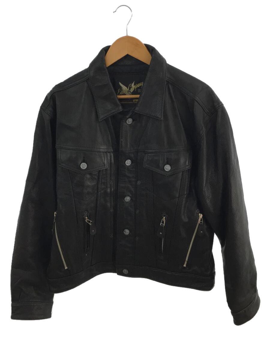 EDWIN(エドウィン) / EDWIN LEATHER GARMENT/3rd Type/M/レザー/BLK/無地/E634-0108 ...