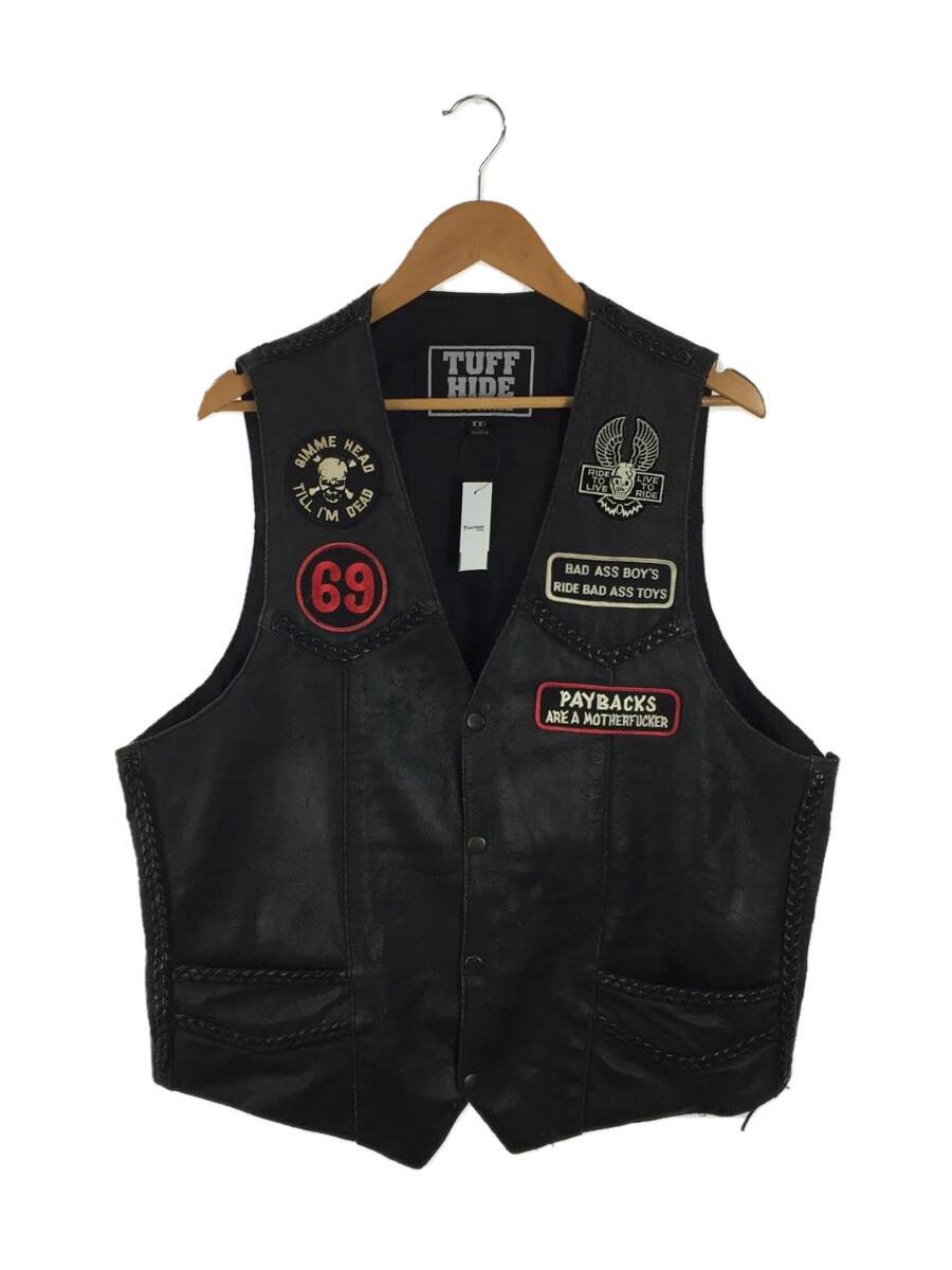 その他ブランド(ソノタブランド) / TUFF HIDE/ベスト/XXL/レザー/BLK/無地 | 古着の販売・通販ならセカンドストリート