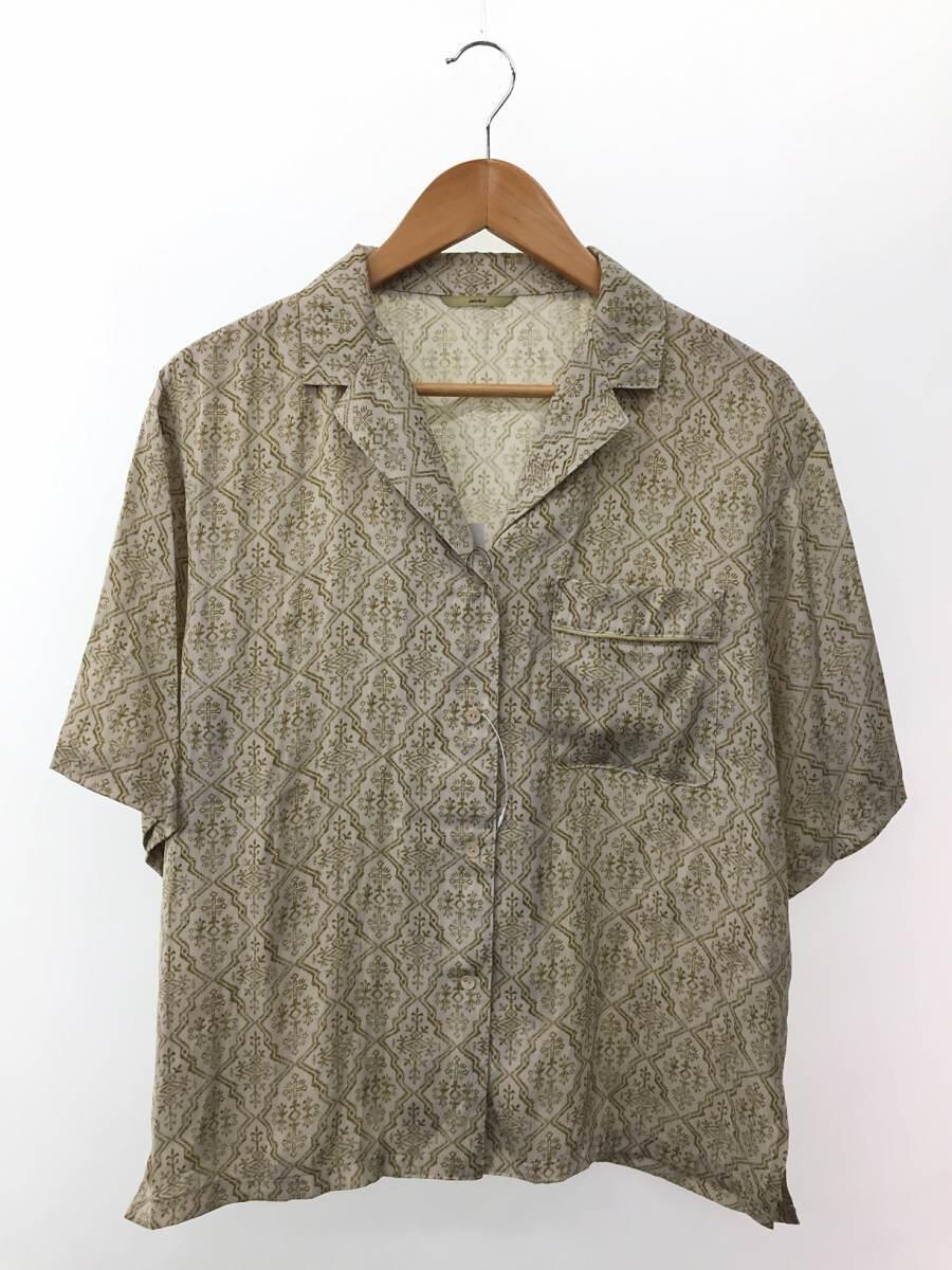 JOHN BULL(ジョンブル) / 20ss ダマスク柄オープンカラーシャツ/サテンパジャマシャ/半袖シャツ/FREE/BEG/AS992 ...