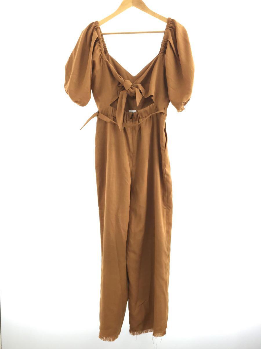 AMERI(アメリヴィンテージ) / 半袖ワンピース/M/ポリエステル/ORN/無地/0291530220/BACK TIE RIBBON | 古着の販売・通販ならセカンドストリート