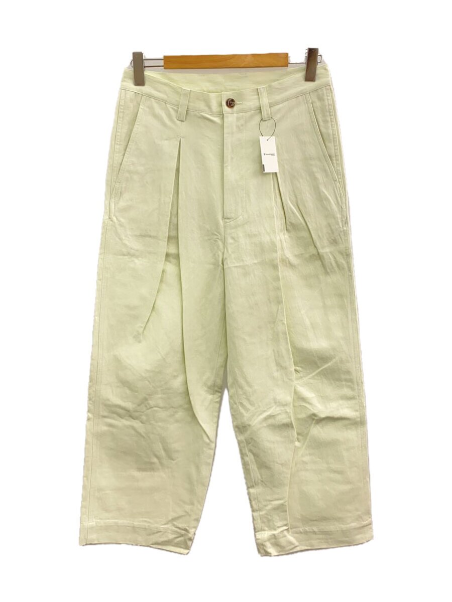 URU(ウル) / 24SS/Inverted pleats pants/ボトム/2/リネン/GRN/24SCLC03// | 古着の販売・通販ならセカンドストリート