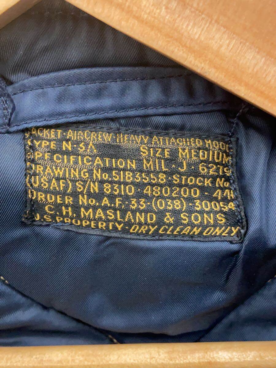 U.S.AIR FORCE(ユーエスエアフォース) / 50S/N-3A/CONMAR/アザラシ/フライトジャケット/M/--/NVY/N ...
