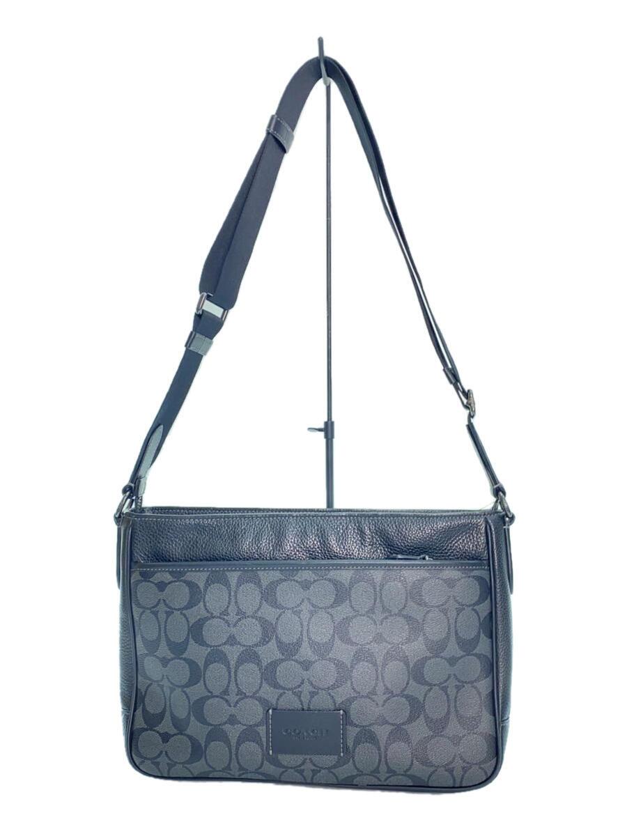 COACH(コーチ) / ディストリクトクロスボディ・シグネチャーキャンバス/ショルダーバッグ/BLK/CH078 | 中古品の販売・通販なら ...