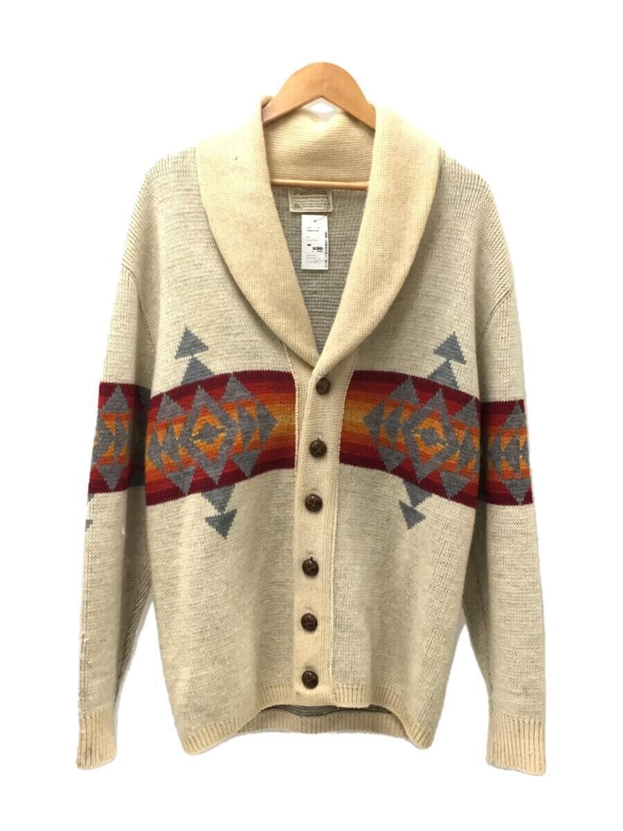 PENDLETON(ペンドルトン) / 70s/チーフジョセフ柄ショールカラーカーディガン/白タグ/L/ウール/BEG/総柄 | 古着の販売・通販ならセカンドストリート