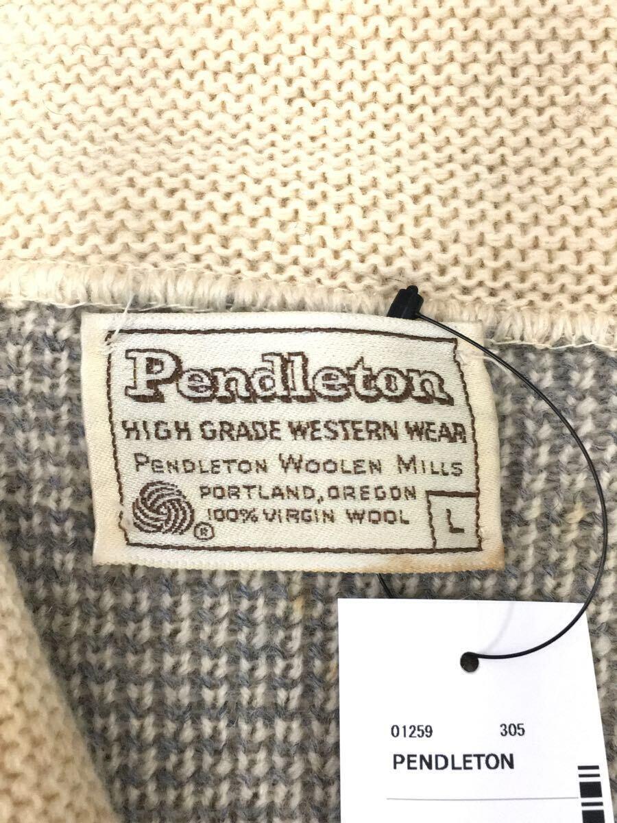 PENDLETON(ペンドルトン) / 70s/チーフジョセフ柄ショールカラーカーディガン/白タグ/L/ウール/BEG/総柄 | 古着の販売・通販ならセカンドストリート