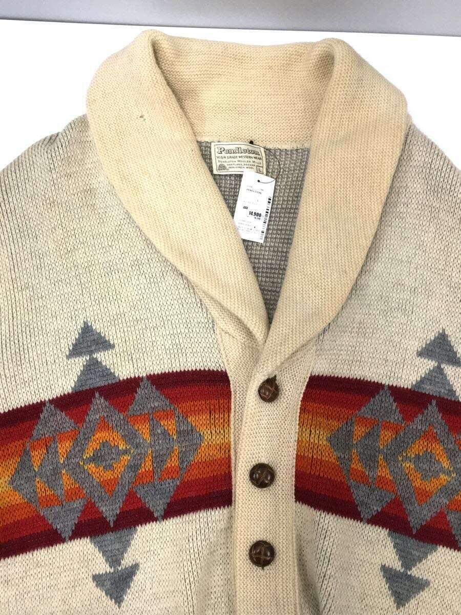 PENDLETON(ペンドルトン) / 70s/チーフジョセフ柄ショールカラーカーディガン/白タグ/L/ウール/BEG/総柄 | 古着の販売・通販ならセカンドストリート