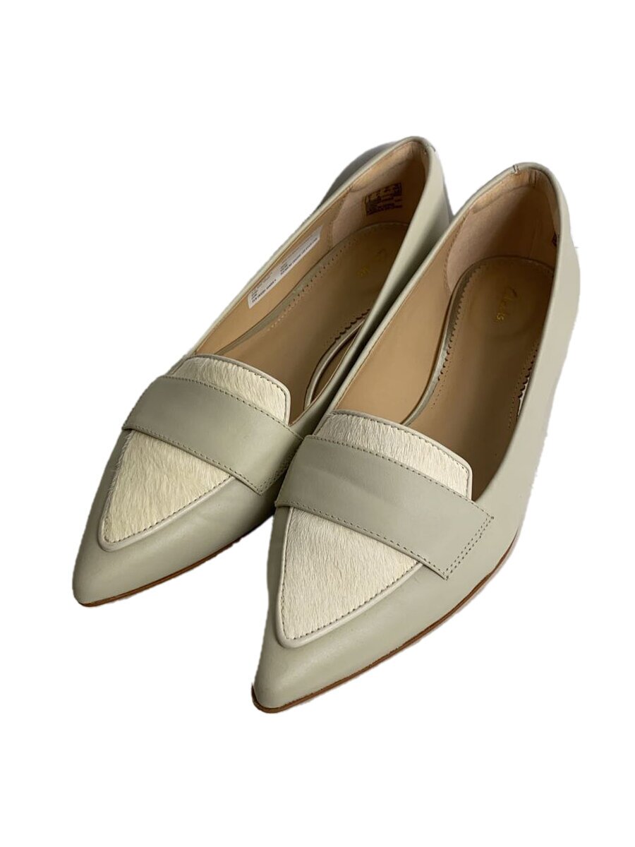 Clarks(クラークス) / パンプス/24.5cm/WHT/137293 | 中古品の販売・通販ならセカンドストリート