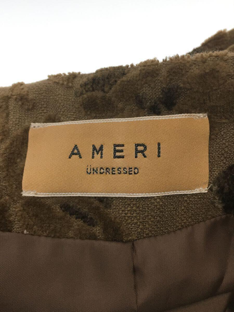 AMERI(アメリヴィンテージ) / 20AW/UNDRESSED JACQUARD VEST SET JACKET/S/コットン/ブラウン | 古着の販売・通販ならセカンドストリート